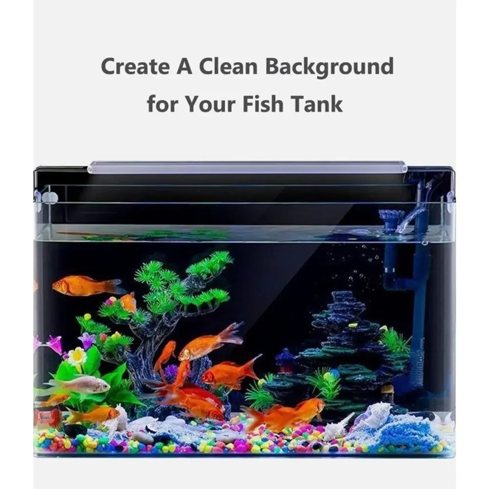 Aquatic Creation | Fish | Aquarium Background Static Self Cling Black ...